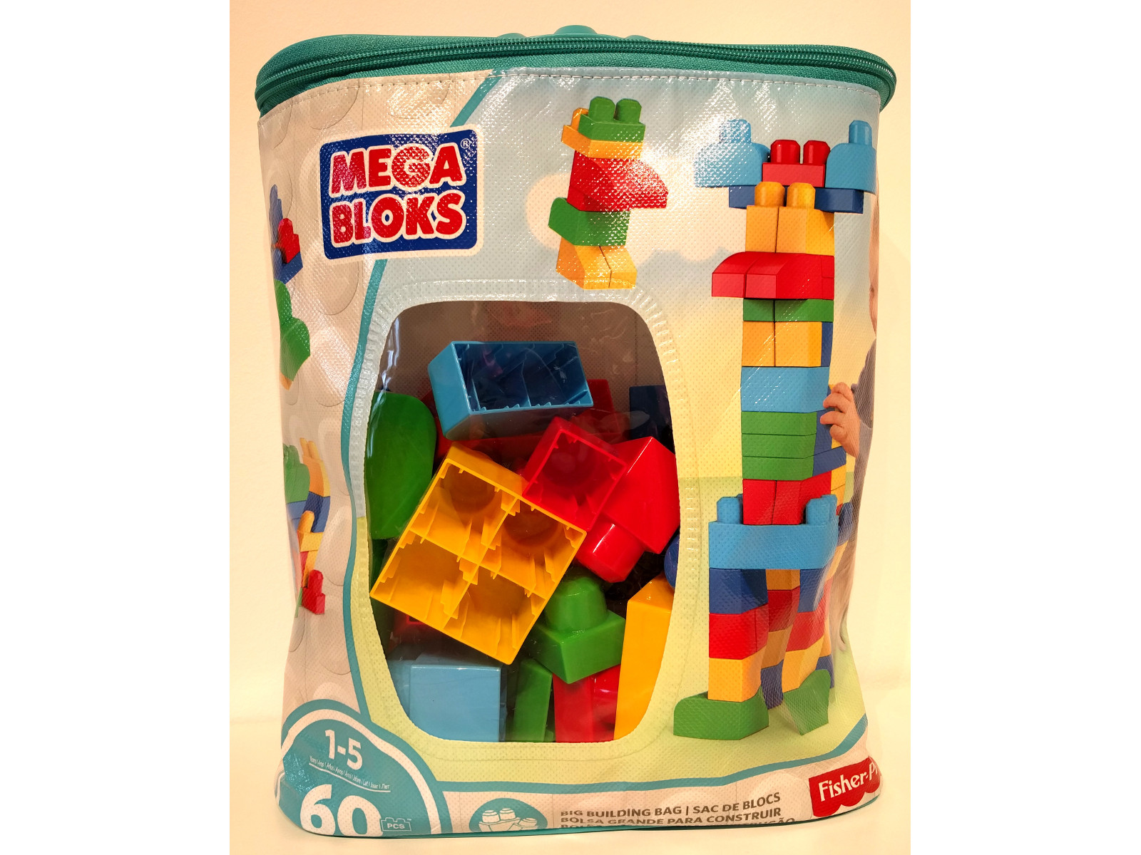 Torba pełna inspiracji – klocki Mega Bloks 60 elementów - Allegro.pl
